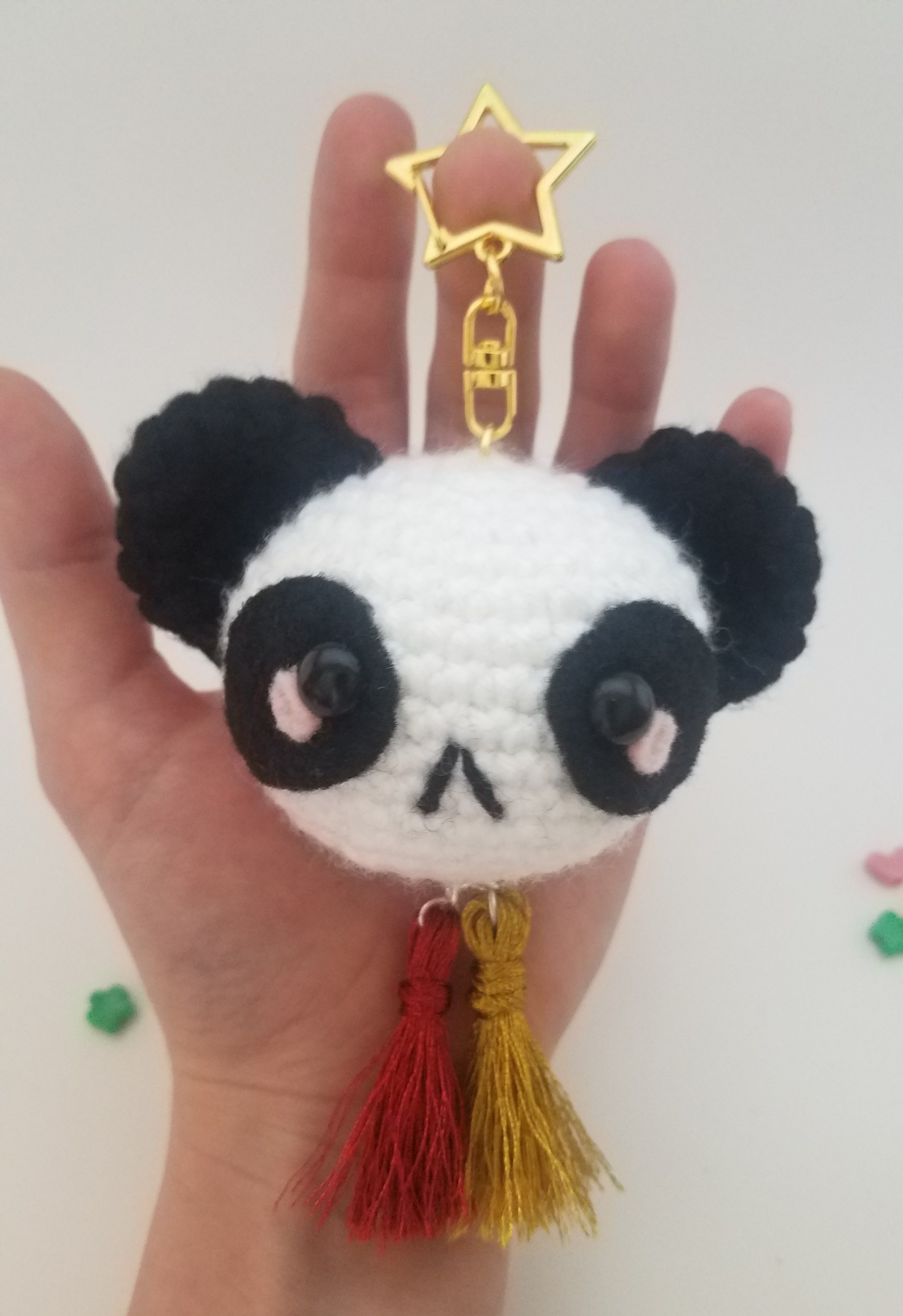 New Year’s Panda Keychain – Tokyo Dragon Crochet